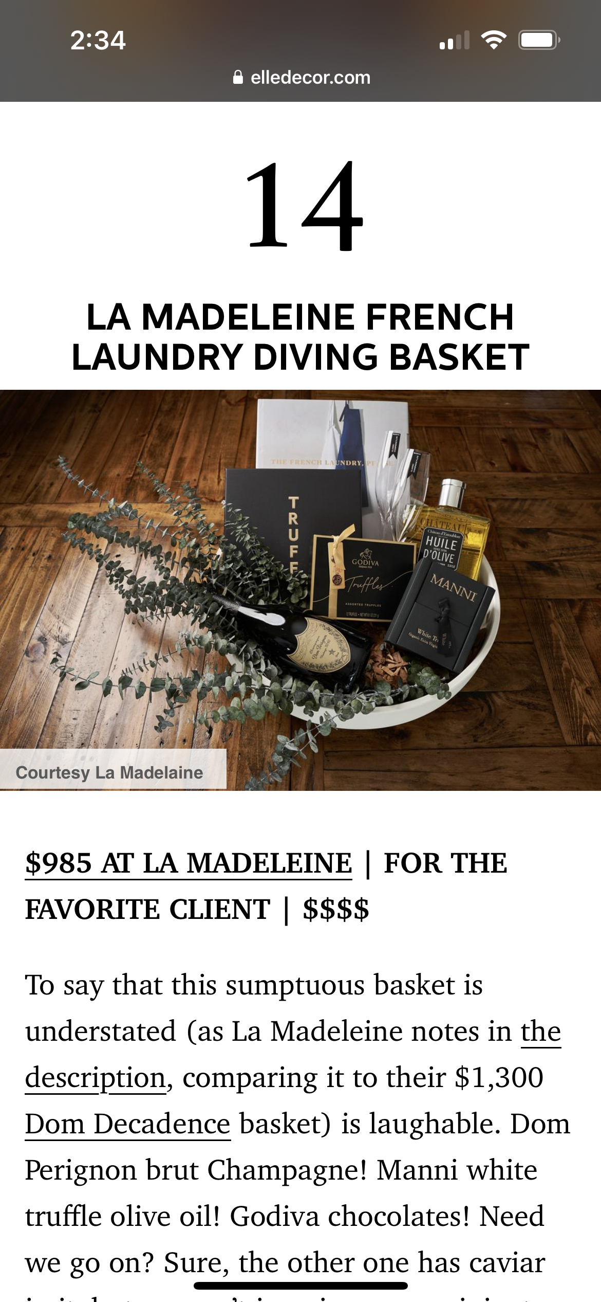 La Madeleine Designs Featured on ELLE DECOR! – La Madeleine Luxury Gifts